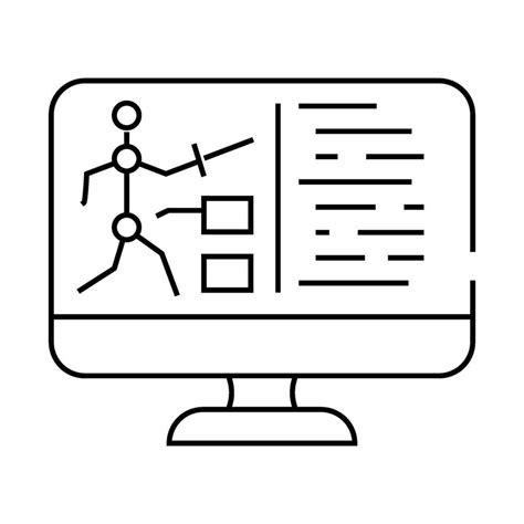 Character Design Game Development Line Icon Illustration 48357186