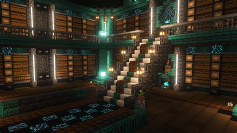 Fancy Warped Hyphae Storage Room Design In Minecraft Minecraft