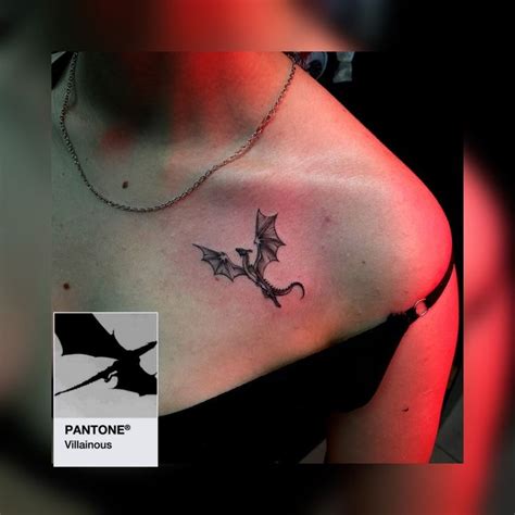 татуировка дракон Тату на плече для девушек Татуировка на ноге Татуировки