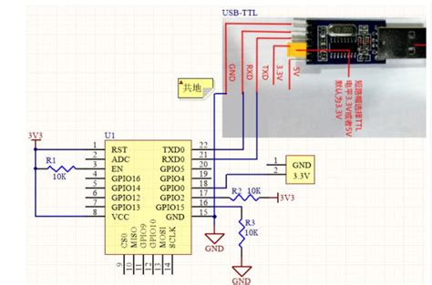 Based On Esp8266 12f Minimum System Wiring Instructions Programmer Sought