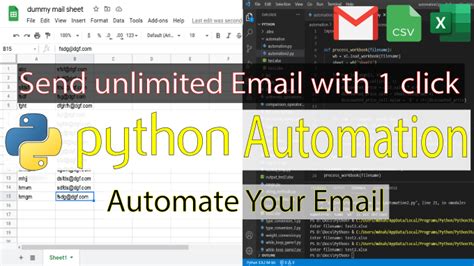 Automate Your Email From Csv Xlsx Using Python By Mdnahidur Fiverr