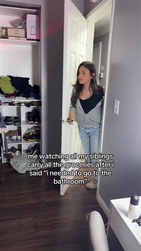 Bathroom Break The Sibling Grocery Struggle Tiktok