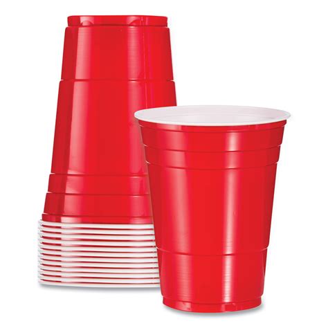 Slop16rlr Red Plastic Party Cups By Solo Cup Company