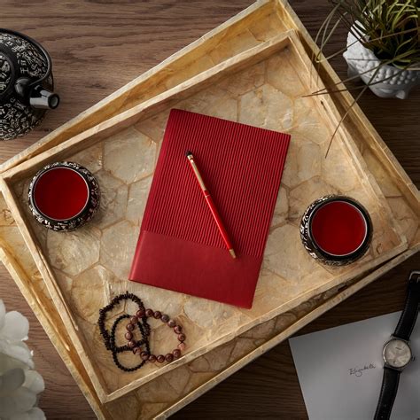 Personalised Notebook Red Leather Notebook Lined Paper Notebook A Notebook Notebook With