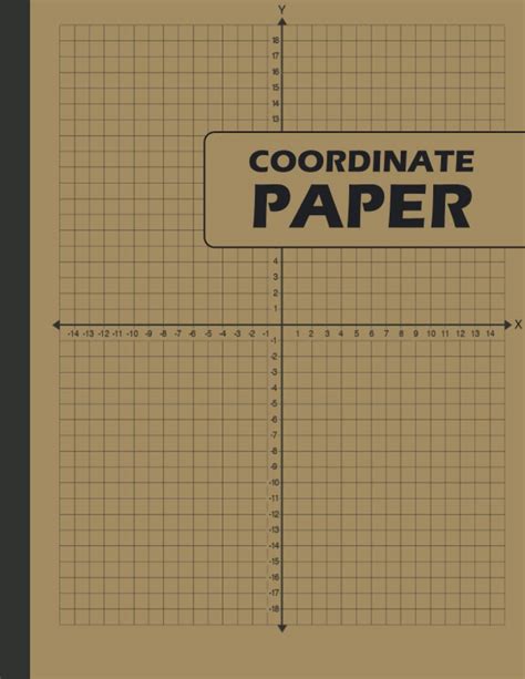 Buy Coordinate Plane Graph Paper Coordinate Graph Paper With XY Axis Quadrant Coordinate