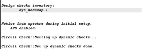 Dynamic Node Capacitance Check Couldnt Find The Check Results