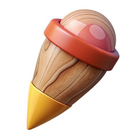 Stunning Modern Wooden Pencil Floating Point Down Cutout 57866812 Png