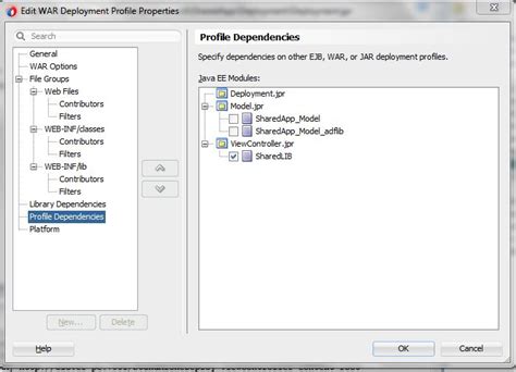Oracle Adf Oracle Adf 12cr2 Deploy Application As Shared Library