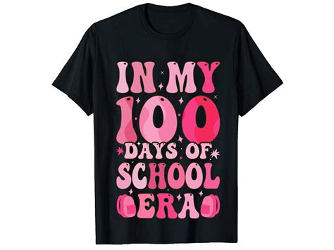 In My 100 Days Of School Era Graphic By Podxdesigner · Creative Fabrica
