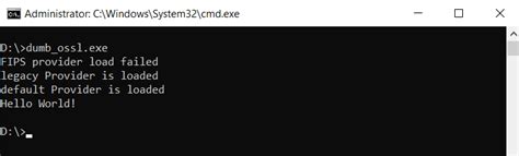 Osslproviderloadnull Legacy Failes To Load Windows 10 · Issue