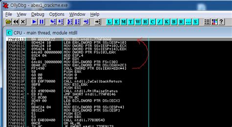 Ollydbg Why Do I Get Into Endless Loop In Winapi When I Am Debugging