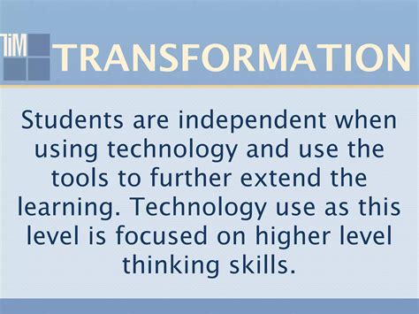 Technology Integration Matrix Introduction Key Technology Integration Matrix Introduction Key