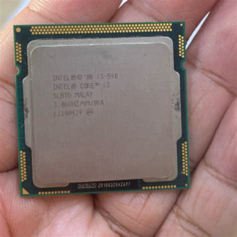 Cpu Intel Core I3 540 3 06 Ghz 2core 4thread ซีพียู รองรับเมนบอร์ด Socket 1156 สินค้ามือสอง