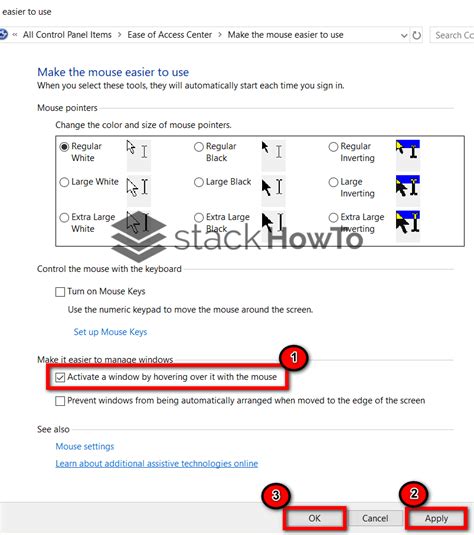How To Activate A Window By Hovering Over It With The Mouse In Windows
