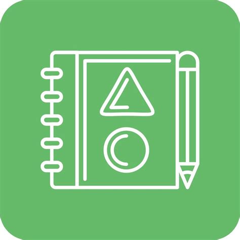 Engineer Notebook Line Round Corner Background Icons Vector Art At Vecteezy
