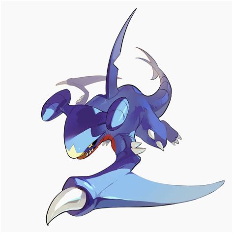 Garchomp Pokemon Drawn By Two Pokemon Danbooru