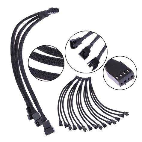Cable PWM FAN Splitter 4 Pin Extension 3x1 Quito Ecuador