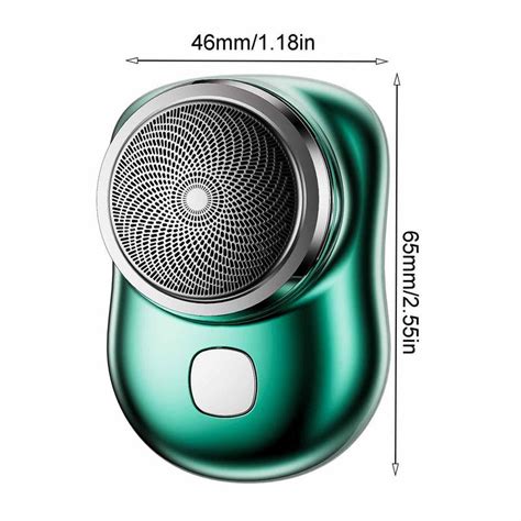 Badu Bg Джобен размер Преносима миеща се мини електрическа самобръсначка Type C Бързо зареждане