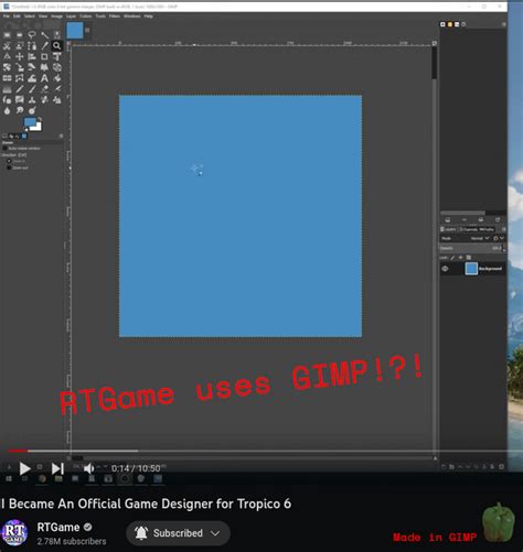 Rtgame Uses Gimp Rlinuxmasterrace