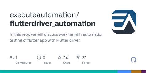 GitHub Executeautomation Flutterdriver Automation In This Repo We