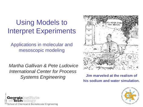Ppt Using Models To Interpret Experiments Applications In Molecular