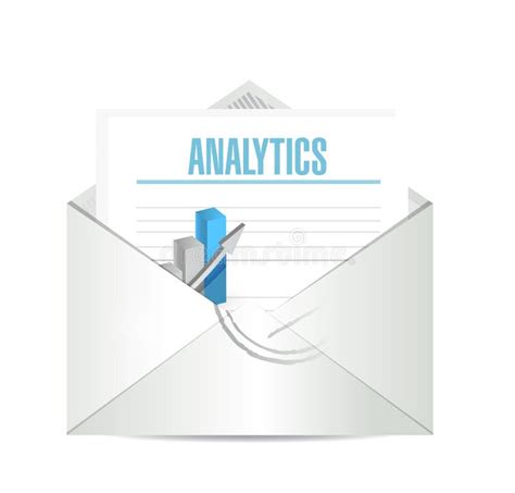 Analytics On Business Mail Illustration Stock Illustration Illustration Of Communications