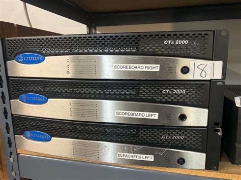 Crown Cts 2000 Controller World Wide Auction Inc