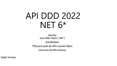 Parte 8 Consumindo Apis Externa Com Projeto Api Net 6 Ddd 2022