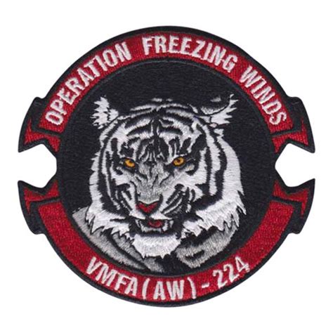 Vmfa 224 Operation Freezing Minds Patch Marine All Weather Fighter