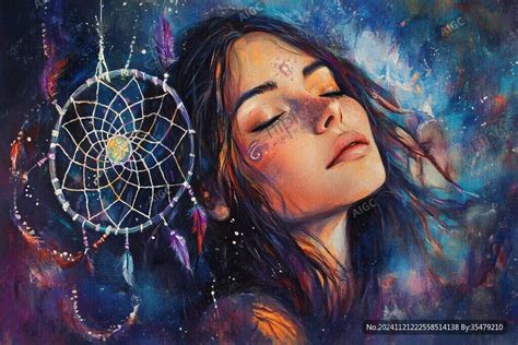 Ai创作图灵性 灵性的 神话梦想 星座系列插画 灵性灵物 梦境捕手 星座插画 灵性之美 有灵性 许愿少女绘画 蜘蛛香插画 治愈画 数字油画插画 灵魂向导 追梦人背景 昵图网