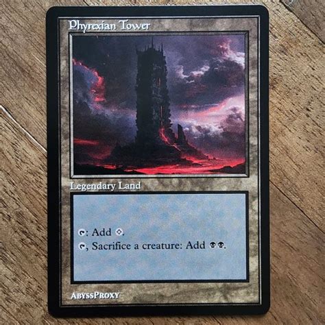 Phyrexian Tower 1 Ultimate Mtg Proxy Abyss Proxy Shop