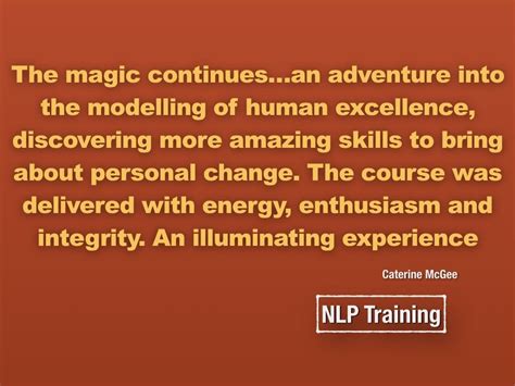 NLP Master Practitioner Integrity