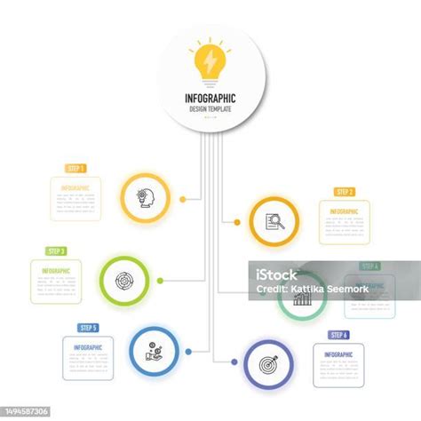 비즈니스 프레젠테이션을 위한 원형 마인드맵 인포그래픽 다이어그램에 대한 스톡 벡터 아트 및 기타 이미지 다이어그램 0명