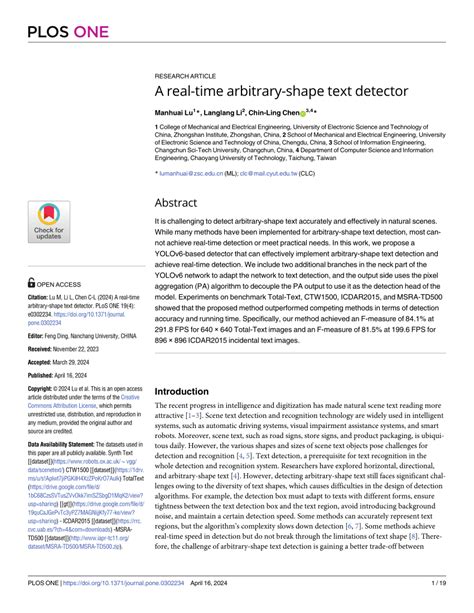 Pdf A Real Time Arbitrary Shape Text Detector