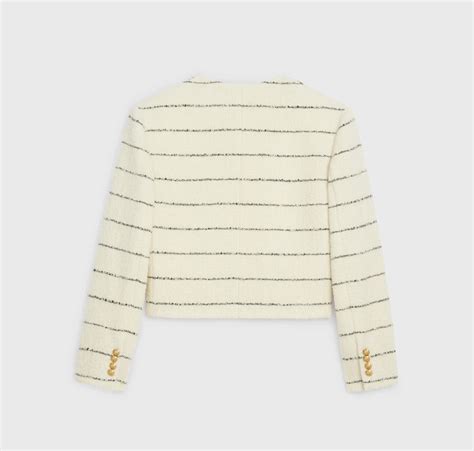 Celine “chasseur” Jacket In Tweed