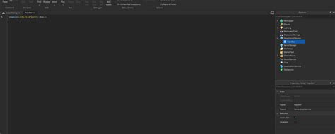 weird handler script r robloxgamedev
