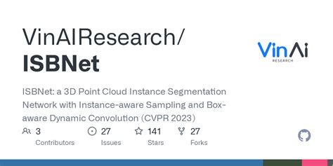 Github Vinairesearchisbnet Isbnet A 3d Point Cloud Instance