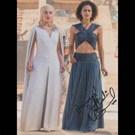 Nathalie Emmanuel Game Of Thrones Fresh And French Autographs