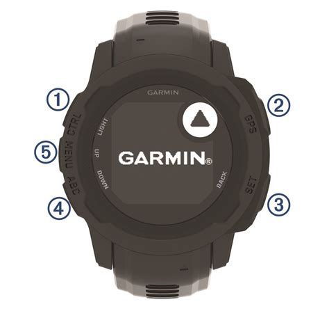 Instinct 2 Series Owners Manual Buttons