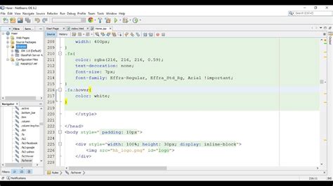 Tutorial 1 Convert Html Pages To Jsp Netbeans Youtube