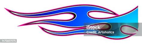 불타는 타이어와 푸른 불꽃 전기 스포츠카 데칼 비닐 스티커 경주 용 자동차 속도 화재 불꽃 벡터 아트 그래픽 가연성에 대한 스톡 벡터 아트 및 기타 이미지 Istock