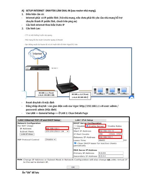 Setup Draytek Pdf