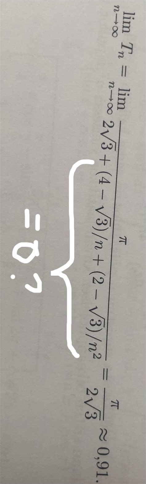 How Does This Part In The Denominator Equal Zero Limit Value Raskmath