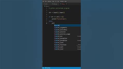 Python Program To Find Palindrome Or Not Python Youtube