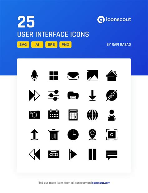 User Interface Icon Pack 25 Free Download User Interface Icons