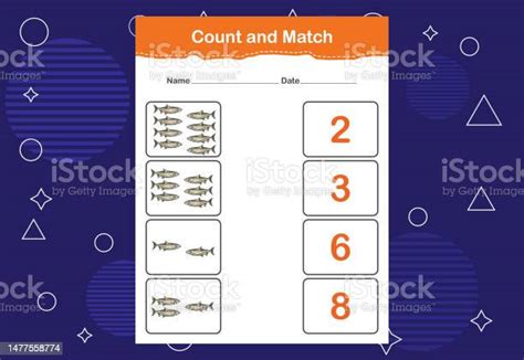 정확한 숫자와 카운트하고 일치시킵니다 매칭 교육 게임 항목 수를 계산하고 올바른 번호를 선택하십시오 검색에 대한 스톡 벡터 아트 및 기타 이미지 Istock