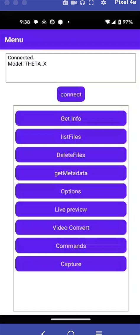 howto build and use react native demo of open source theta client ricoh sdk api usage