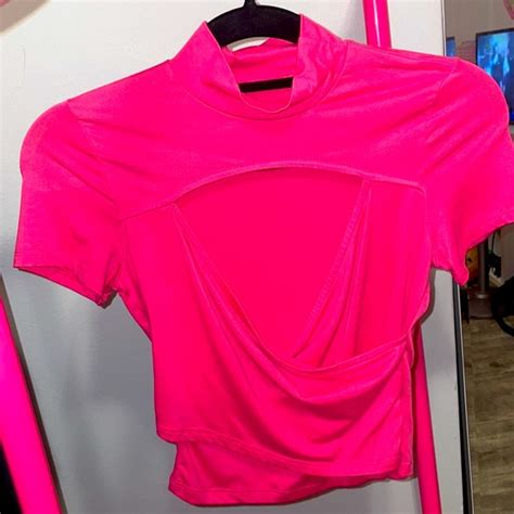 Tops Sexy Pink Crop Top Poshmark