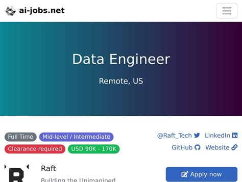 [hiring] data engineer r remoteworking