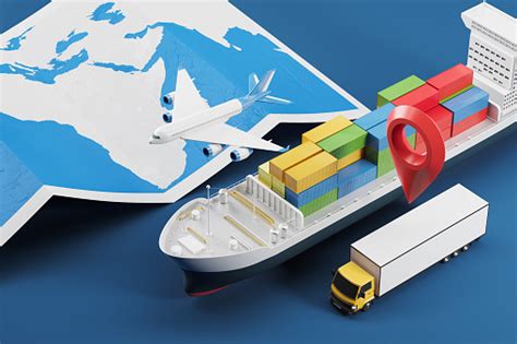 화물선 비행기 및 트럭 운송이 가능한 글로벌 물류 전 세계 지도 3차원 형태에 대한 스톡 사진 및 기타 이미지 3차원 형태 글로벌 비즈니스 글로벌 커뮤니케이션
